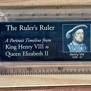The Ruler’s Ruler | Accents | Plastic 2 Ruler A Portrait Timeline From ...